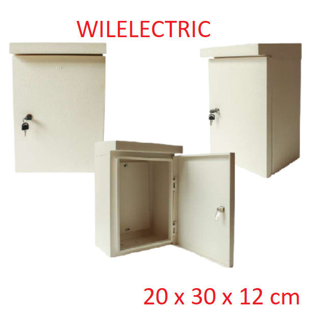 IONEE Box panel listrik topi outdoor 20 x 30 x 12 / 20x30x12 cm besi ...