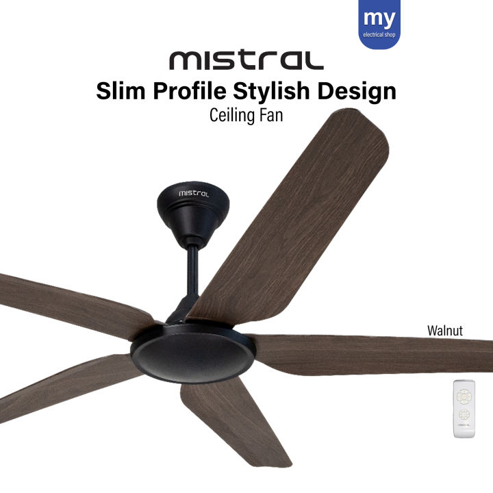 ( 2 Unit ) Mistral MCF54 Ceiling Fan Xtra Slim Stylish Design | Lazada