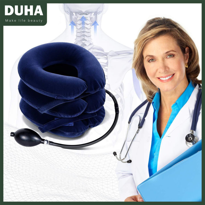 Inflatable Neck Cervical Traction Collar Device Stretcher For Neck ...