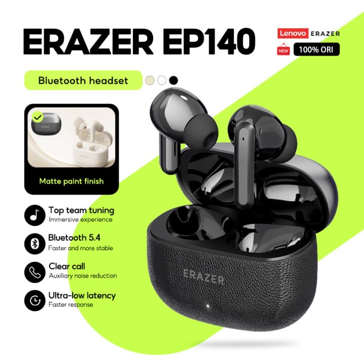 Lenovo ERAZER Earbuds EP140 Bluetooth 5.4 TWS Earphones HiFi Sound In ...