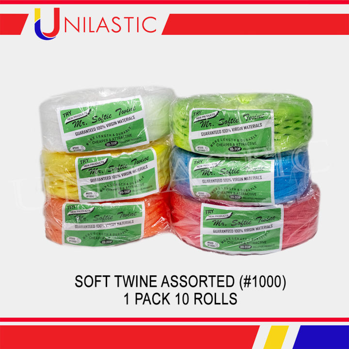 PLASTIC SOFT TWINE (MR. SOFTIE #1000) | Lazada PH