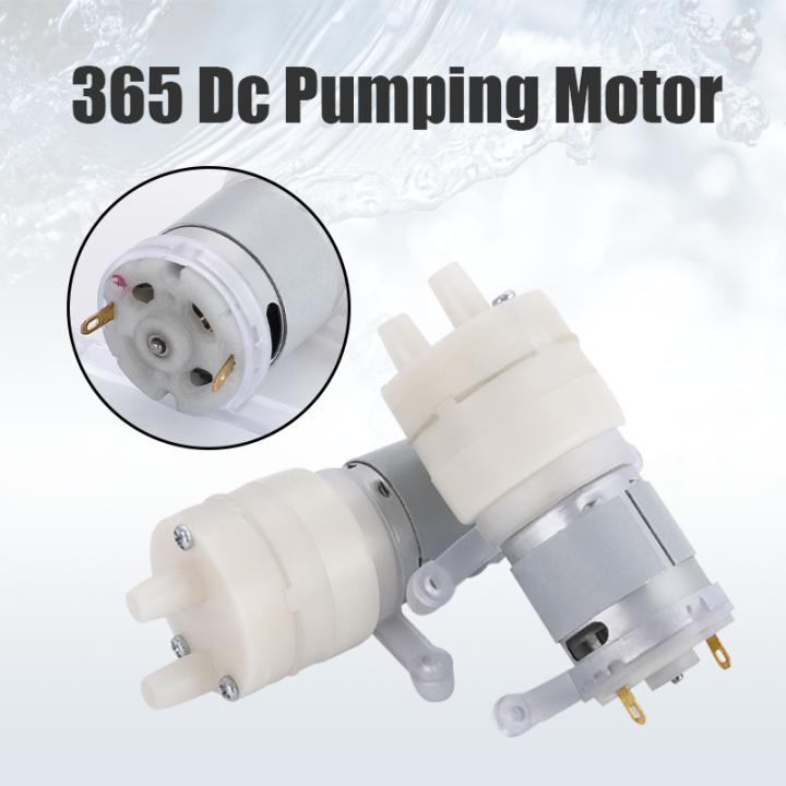 365 12V Dc Pumping Motor Miniature Self-Priming Water Pump Mini Water ...