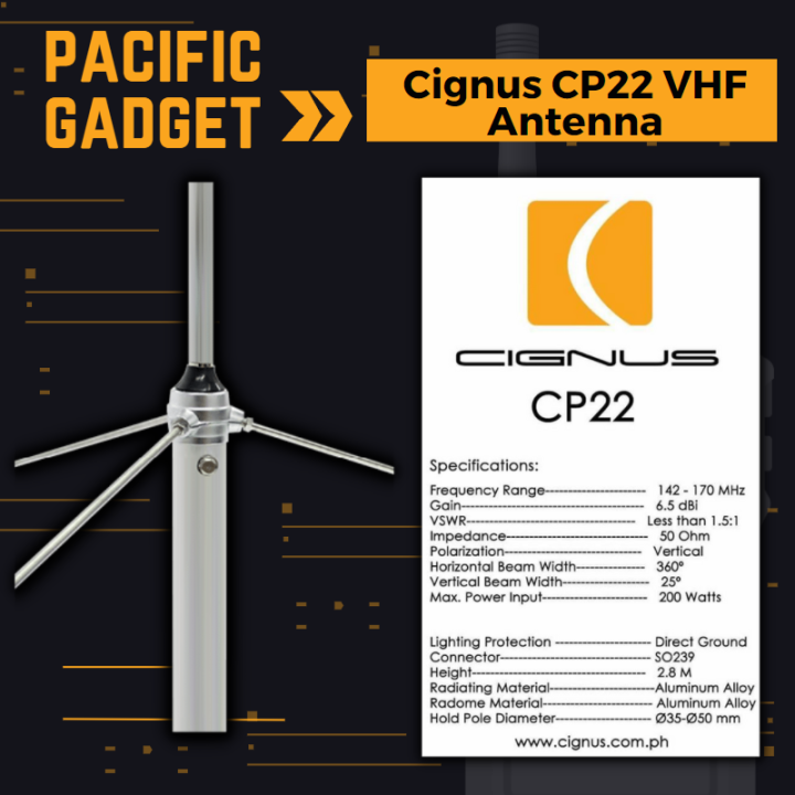 Cignus CP22 VHF 142 - 170 Mhz Outdoor Antenna | Lazada PH