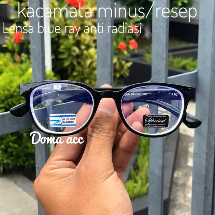 Kacamata Minus Rabun Jauh Lensa Blue Ray Anti Radiasi Pria Dan Wanita ...