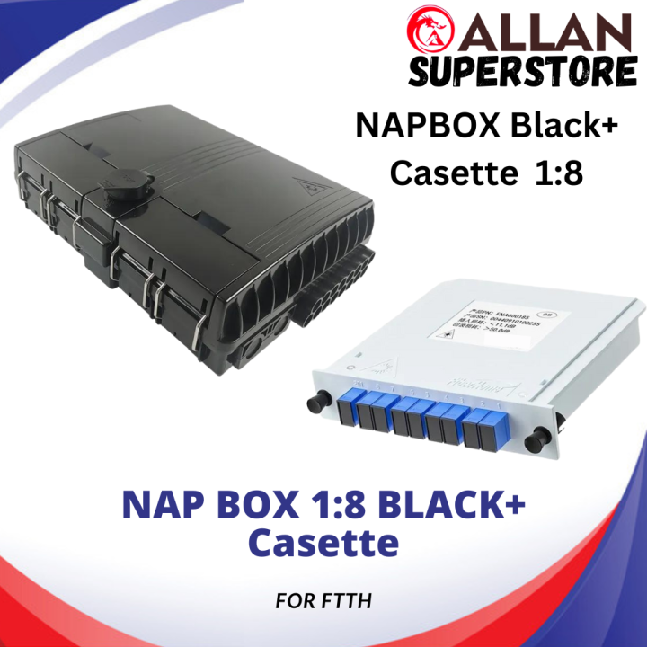 Allan Superstore Nap Box 8 port Fiber Splitter Box FTTH Insert type ...