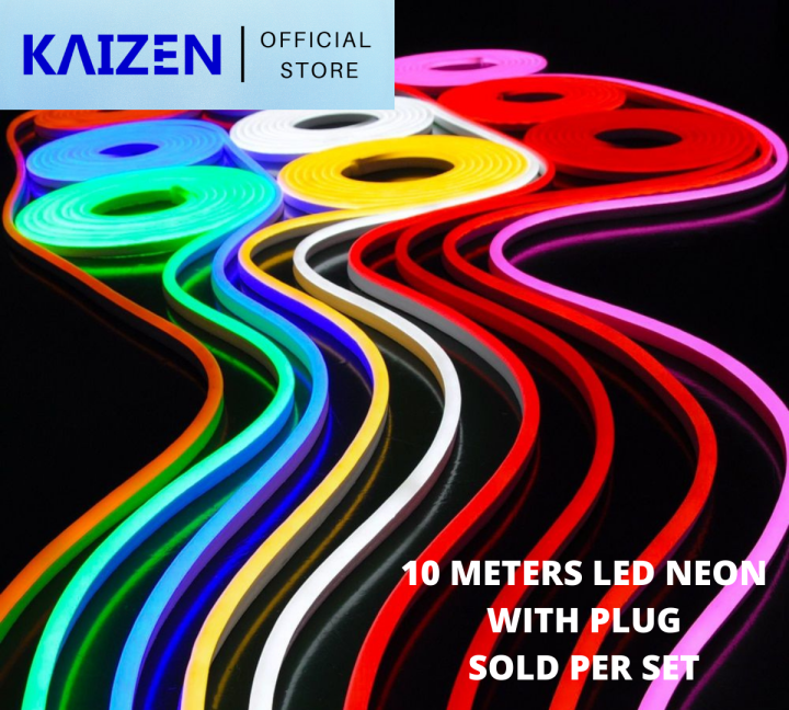 Kaizen LED NEON Lights 5M, 10M Waterproof High Quality 220V | Lazada PH