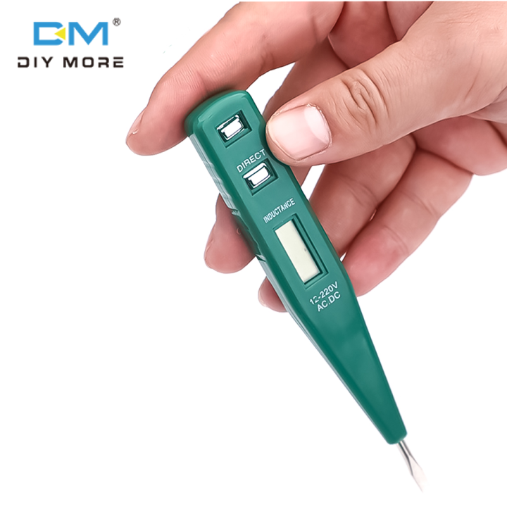 diymore Digital Test Pencil Multifunction AC DC 12-250V Tester ...
