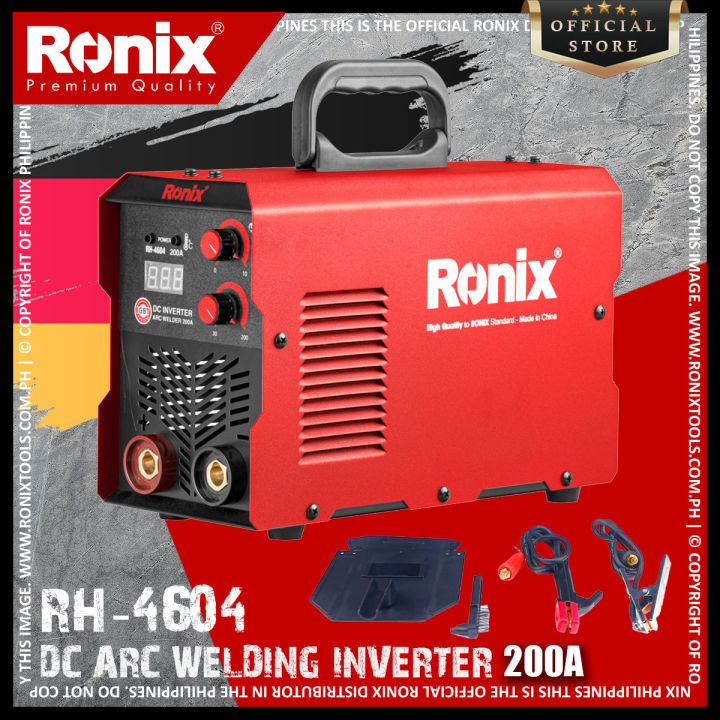 [NEW] Ronix RH-4604 DC Arc Welding Inverter, 200A, 9.5 KVA / Duty cycle ...