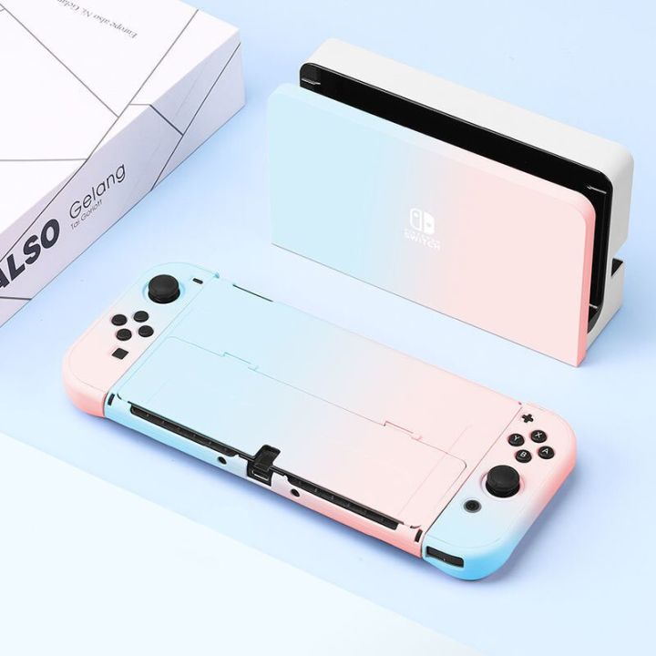 เคสสำหรับ Nintendo Switch OLED เคสกันกระแทกแบบแข็งสำหรับ NS OLED White ...