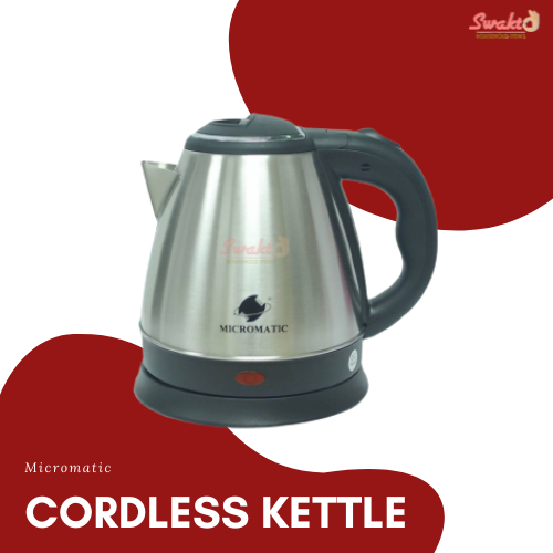 [ Micromatic ] Cordless Electric Kettle MCK 1210 | Lazada PH