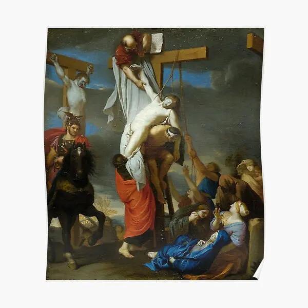1 Piece Crucifixion Of Jesus Charles Le Brun Poster - Modern Art Print ...