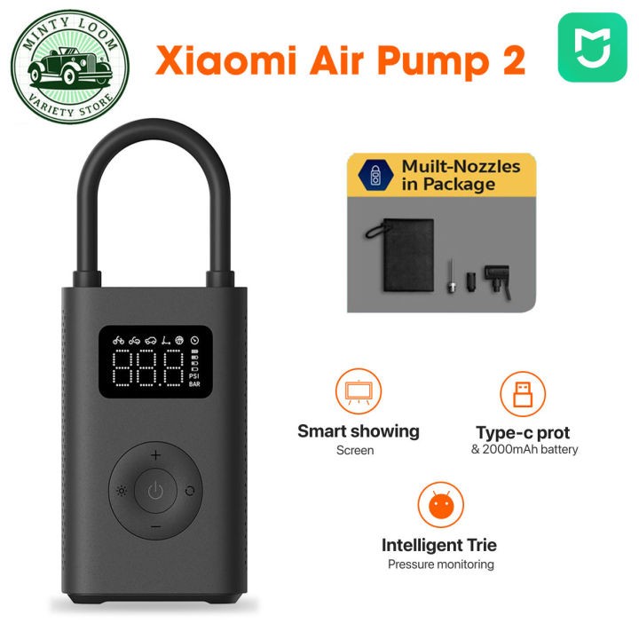 Xiaomi Air Pump 2 Portable Digital Electronic Compressor 150PSI ...