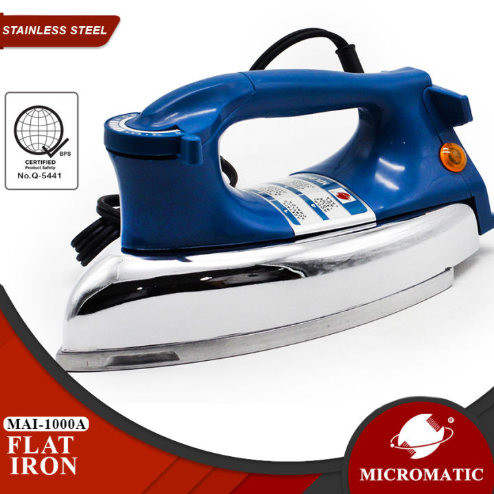 Micromatic MAI-1000A Stainless Steel Flat Iron | Lazada PH