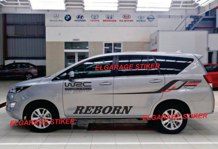 Stiker mobil toyota innova stiker mobil kijang innova cutting stiker ...