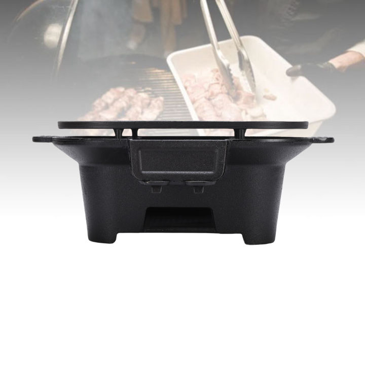 Pssopp Outdoor Charcoal Grill Cast Iron Japanese Yakitori Camping Stove ...