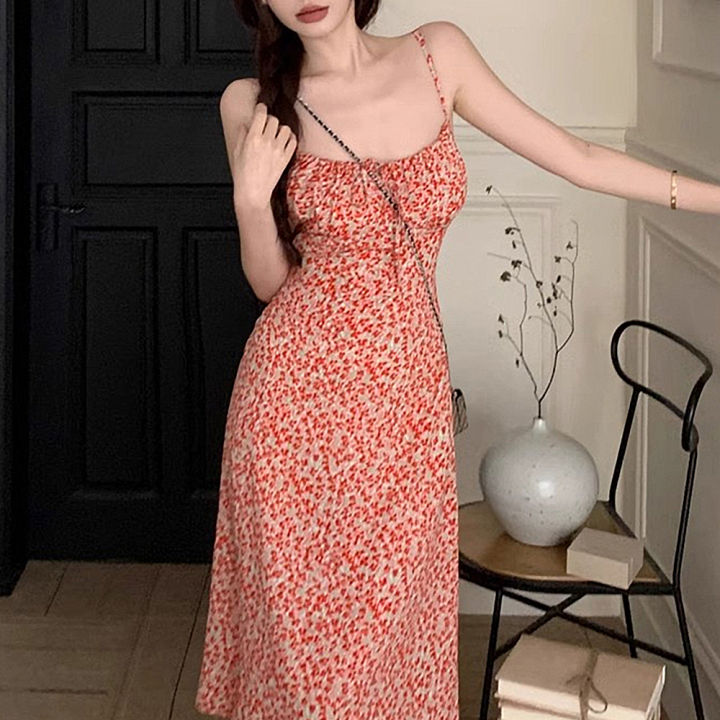 Closet Crush Selection Dress For Women Sleeveless Square Neck Floral ...
