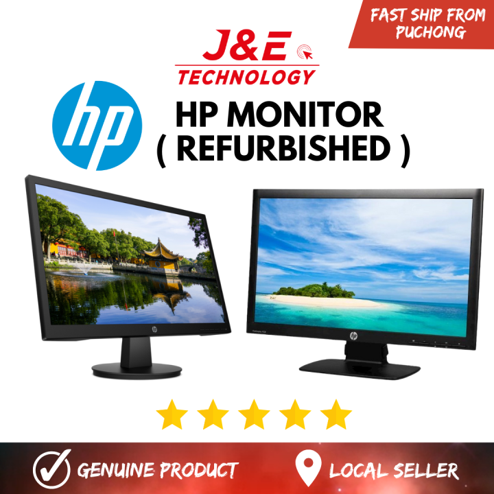 HP SERIES MONITOR 19 20 22 24 INCH REFURBISHED MONITOR MURAH PC COMPUTER SCREEN CCTV USED ...