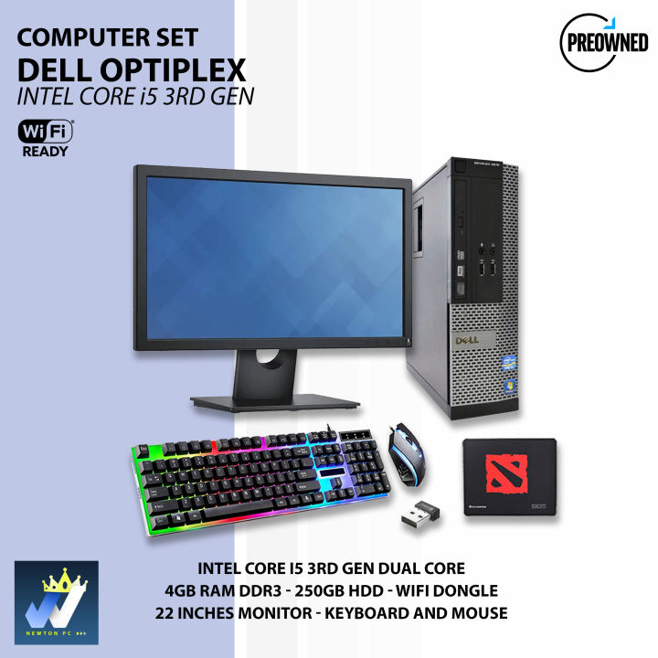 Computer Set ( Assorted Dell Optiplex / Intel Core i5 3rd Gen / 4GB RAM ...