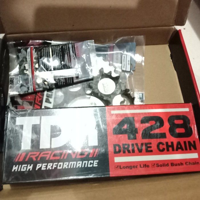 Paket Komplit Gear Set TDR Shogun 125 / Smash 14/35 - 100L Original ...