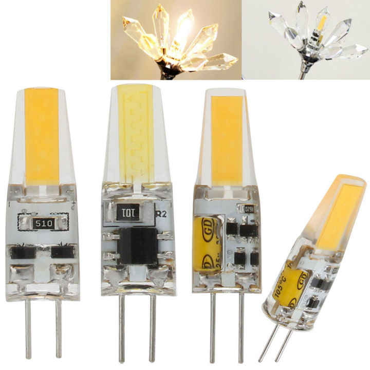 Ranpo Mini G4 6W LED Bulbs 1505 COB Silicone Light Bulb AC/DC 12V 220V ...