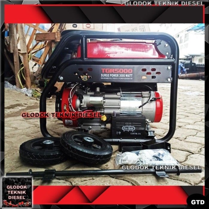 Genset Bensin 3000 Watt Generator Listrik 2500 W | Lazada Indonesia