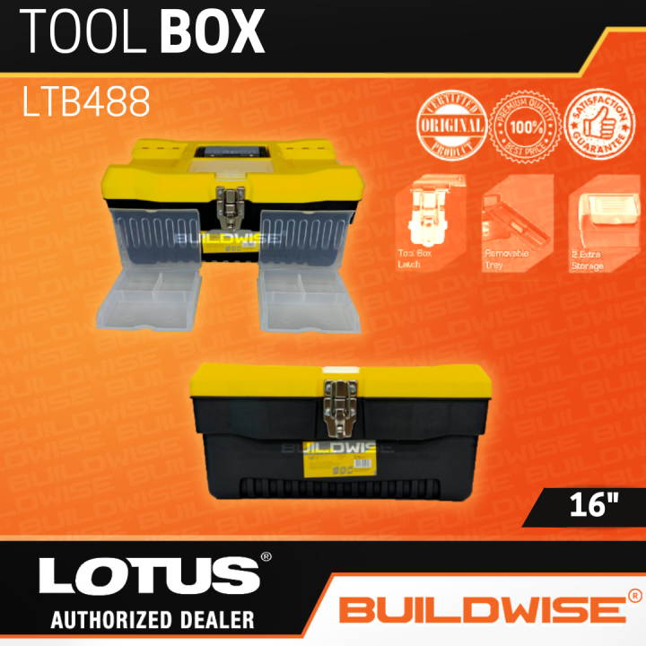 Lotus Tool Box 14" | 16'' LTTSTB1400 LTB488 「BUILDWISE」 「BUILDWISE ...
