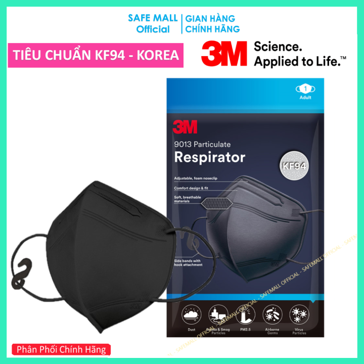 Hộp 15 Chiếc Khẩu Trang 3M KF94 9013 đạt chuẩn KF94 (tương đương N95 ...