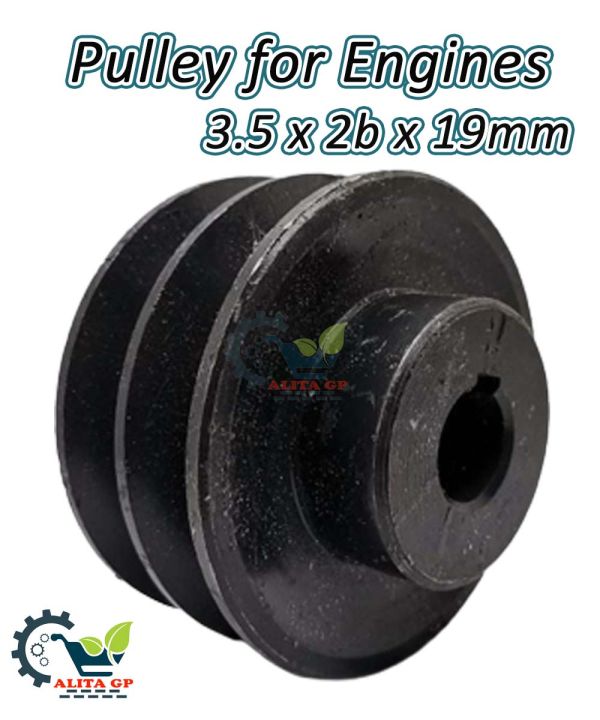 Industrial Pulley 3.5 x 2B x 19mm For Agricultural Machineries Engine ...
