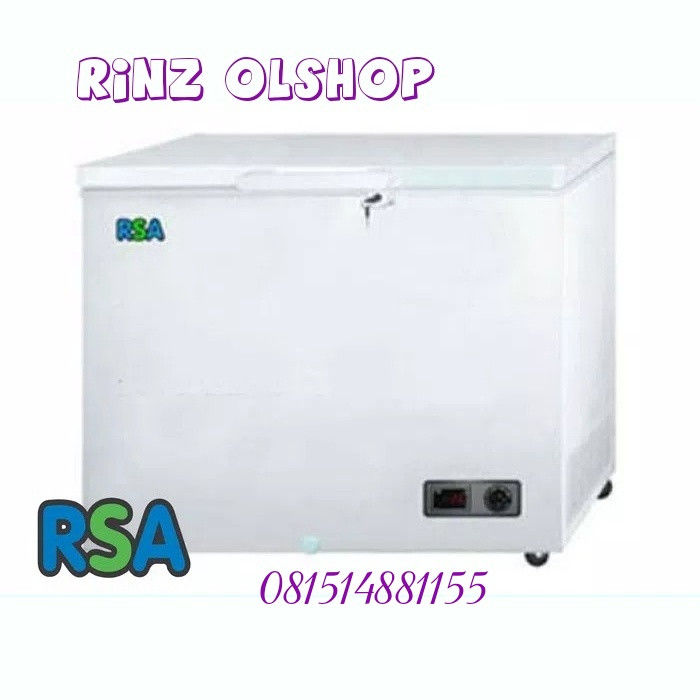 CHEST FREEZER RSA CF 310 LEMARI PEMBEKU COLLER BOX | Lazada Indonesia