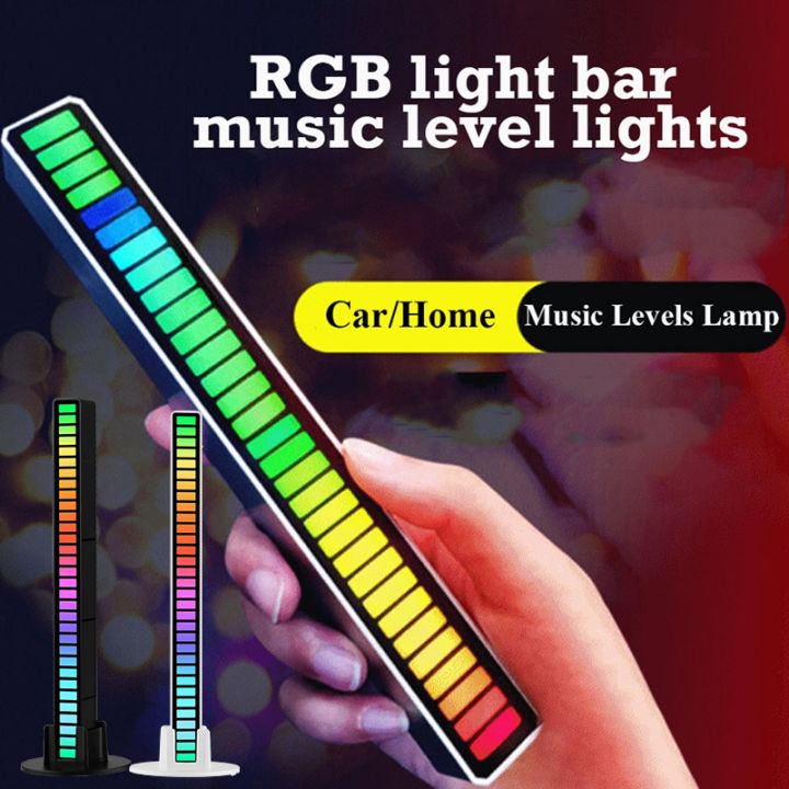 Original RGB Sound Control Atmosphere Light Rechargeable Voice ...