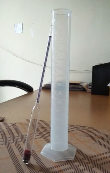 Set Hydrometer Minyak Kayu Putih, Nilam,Vetiver, Jarak, Kenanga Range 0 ...