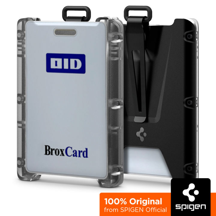 SPIGEN ID Badge Holder Wallet / 4 Card Slots / Secure RFID Blocking ...