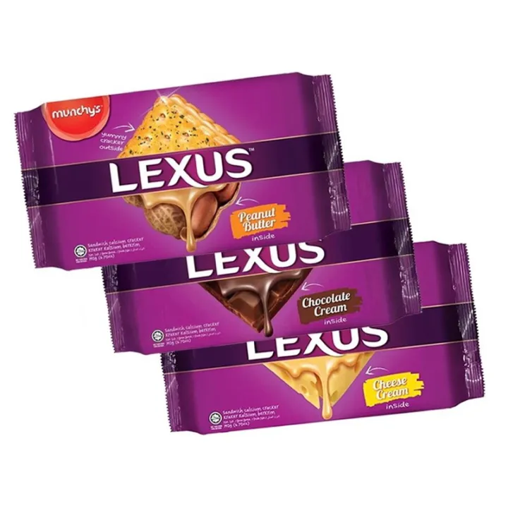 Munchy's Lexus Crackers Biscuits Available in 3 Variants 190g | Lazada PH