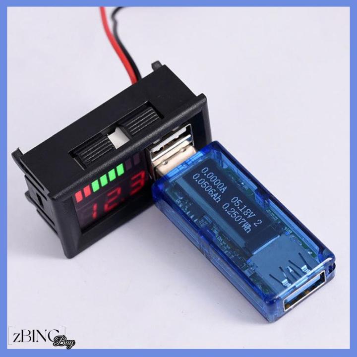 [zBING] Car12V Battery Voltage And Power Display Meter Digital Car ...