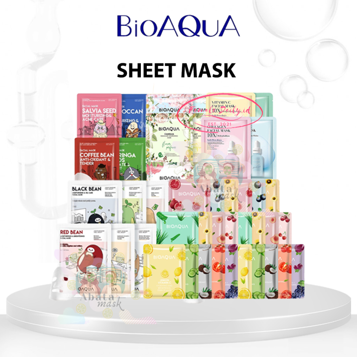 BIOAQUA Sheet Mask Master Series Plant | Flowers | Fruit | Cereal ...