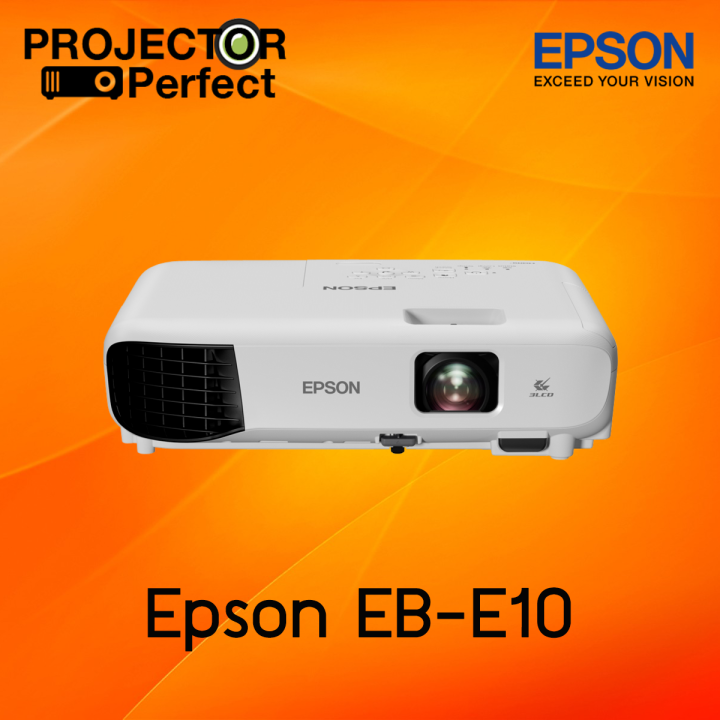 Epson EB-E10 LCD Projector ความสว่าง 3,600 Lumens รับประกันตัวเครื่อง 2 ...