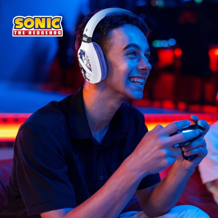 Vivitar Sonic The Hedgehog Wireless Gaming Headset with Bluetooth, Low ...