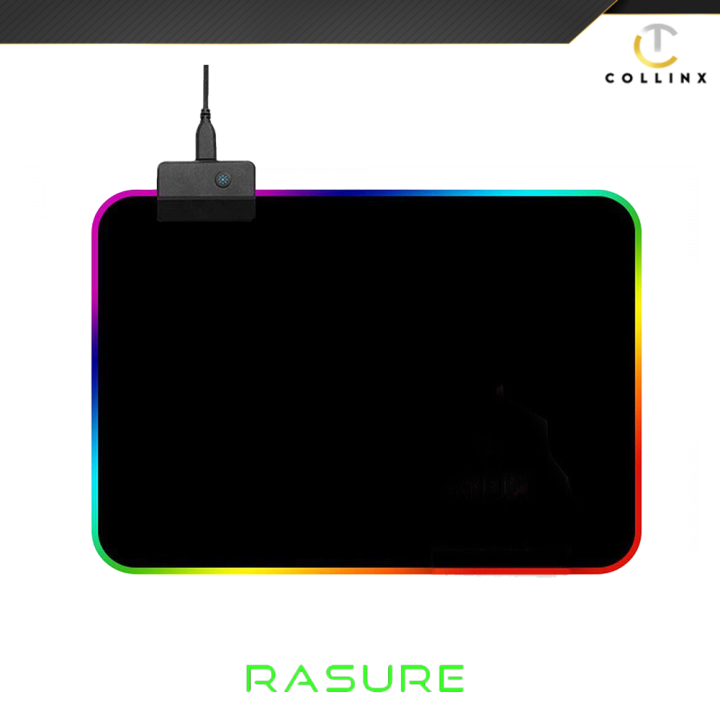 Rasure XL and Medium RGB Extended Mousepad | LED Lights | USB Cable ...