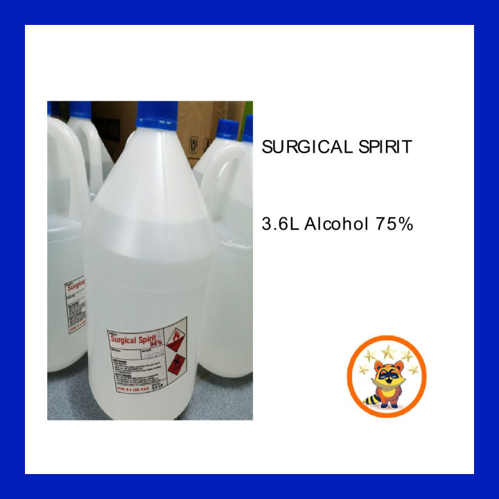 Surgical Spirit 3.6L 75% Alcohol | Lazada