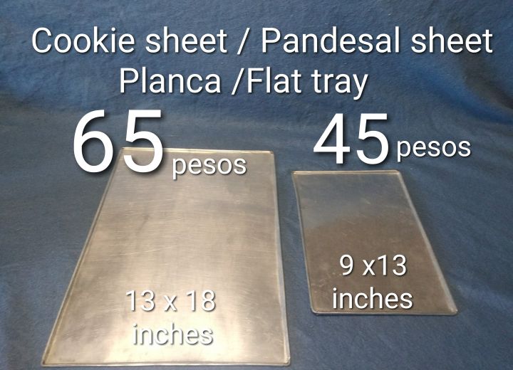 Plancha baking tray Flat sheet Cookie sheet Pandesal tray | Lazada PH