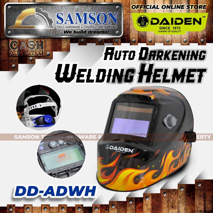 DAIDEN Japan Auto Darkening Welding Helmet (DD-ADWH) *SAMSON TOOLS ...