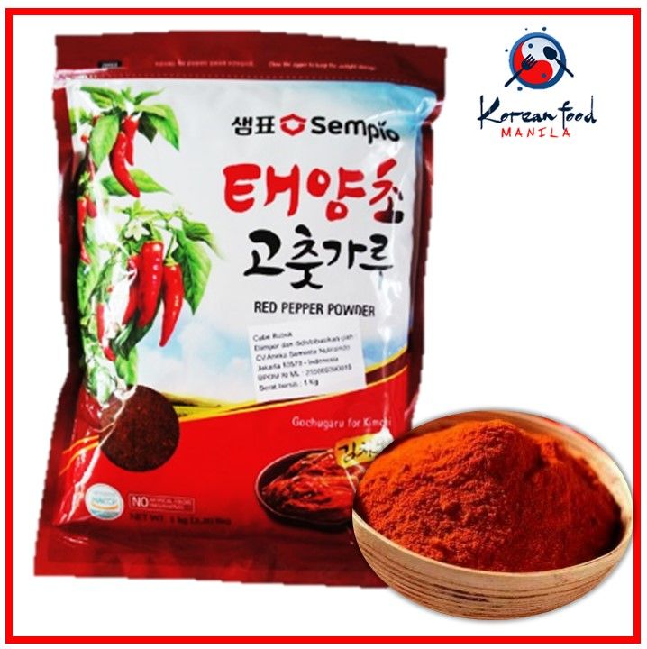 SEMPIO Gochugaru Red Chili Flakes Pepper Powder for Kimchi 1kg | Lazada PH
