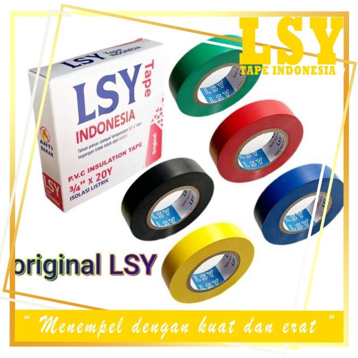 LSY Isolasi Kabel 16mm x 18meter | Isolasi Listrik PVC Insulation ...