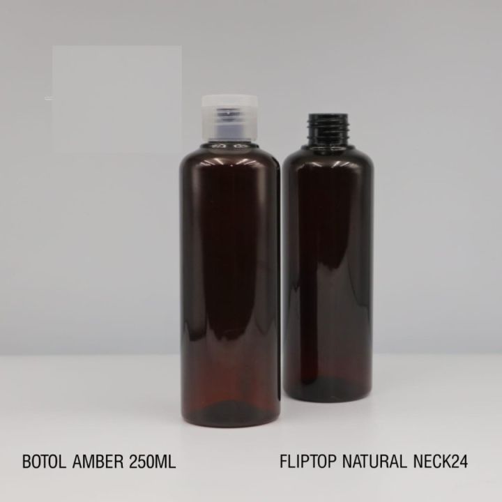 BDS - BOTOL AMBER 250ML FLIPTOP / BOTOL FLIPTOP 250ML AMBER COKLAT/ BOTOL 250 ML WADAH ISI ULANG ...