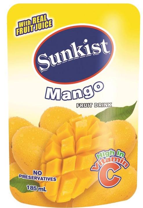 Sunkist Mango Fruit Juice 185ml | Lazada PH