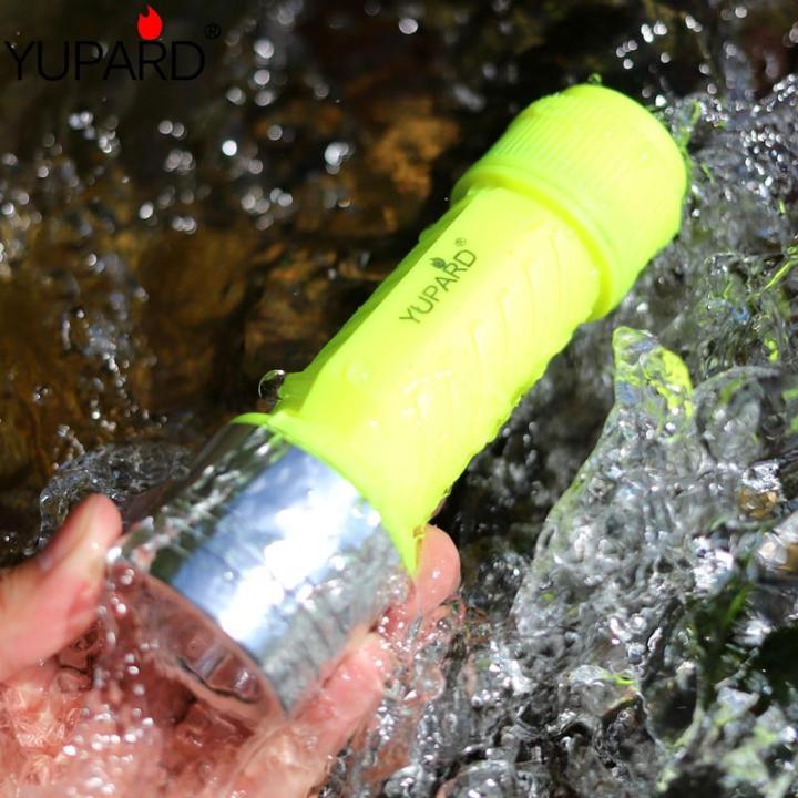 Yupard Waterproof Diving 80M Flashlight T6 Underwater Lantern Diver ...