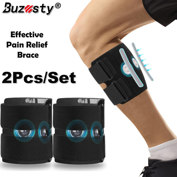 Buzesty 2 Pack Sciatica Pain Relief Devices Brace, Calf Brace with Dual ...