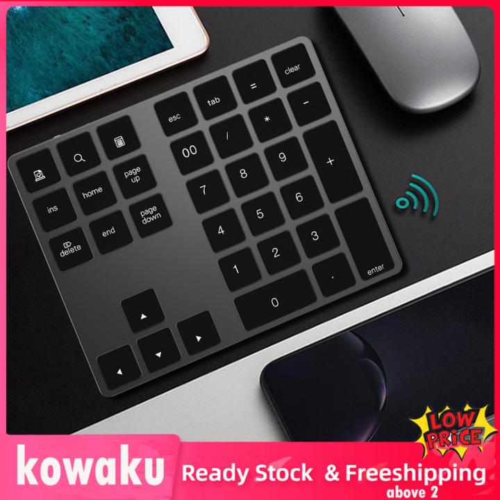 kowaku Mini Numeric Keypad, 34 Keys Keyboard, Accounting Rechargeable ...
