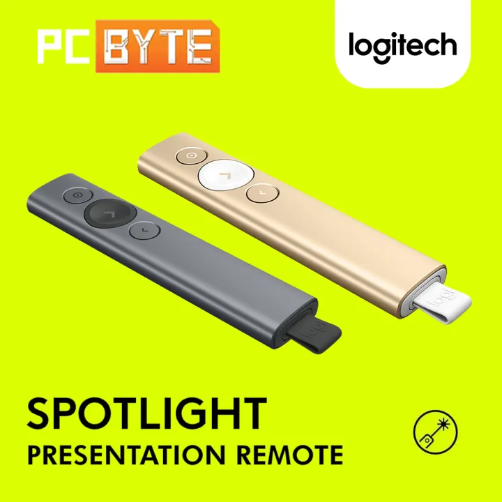 Logitech Spotlight Presentation Remote (Gold) | Lazada