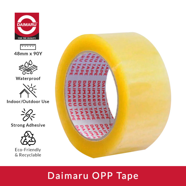 Daimaru OPP Lakban Bening 48 mm x 90 Yard ( 1 Pcs ) | Lazada Indonesia